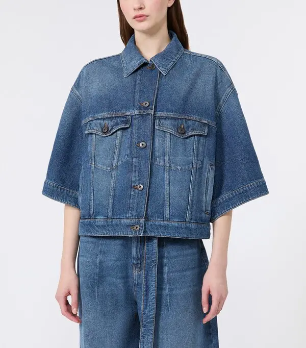 Max Mara Structured Denim Shirt