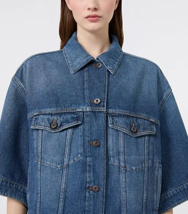 Max Mara Structured Denim Shirt