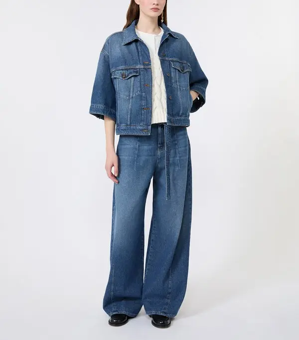 Max Mara Structured Denim Shirt