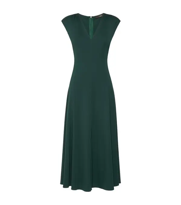 Max Mara Jersey Midi Dress - Green