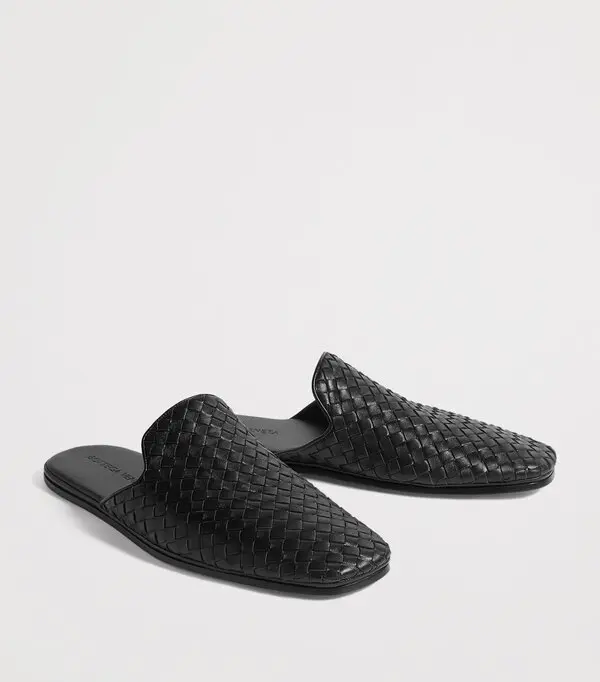 Bottega Veneta Leather Palazzo Slippers