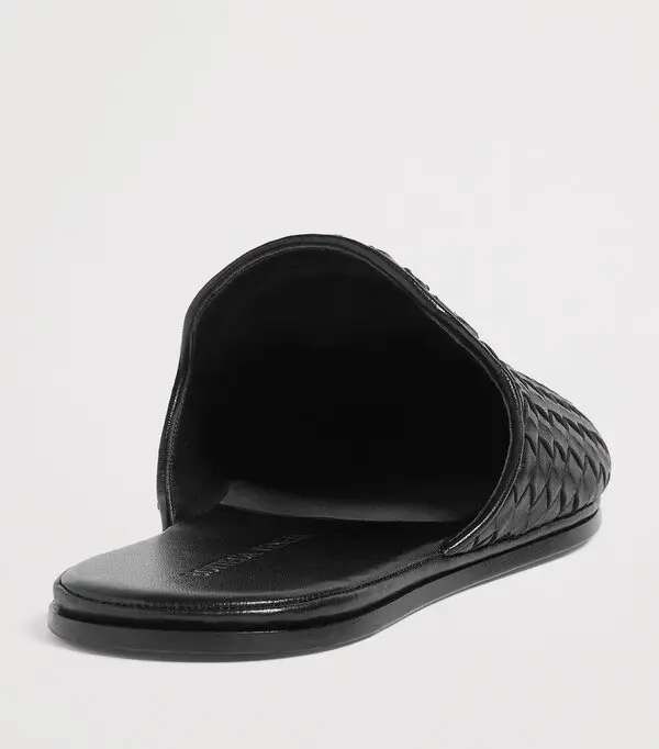 Bottega Veneta Leather Palazzo Slippers