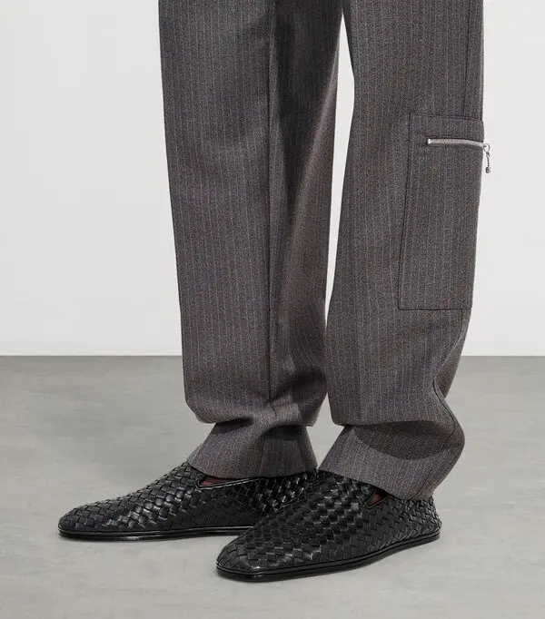 Bottega Veneta Lambskin Palazzo Slippers