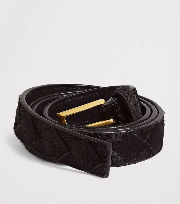 Bottega Veneta Pony Hair Solo Belt