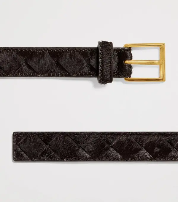 Bottega Veneta Pony Hair Solo Belt