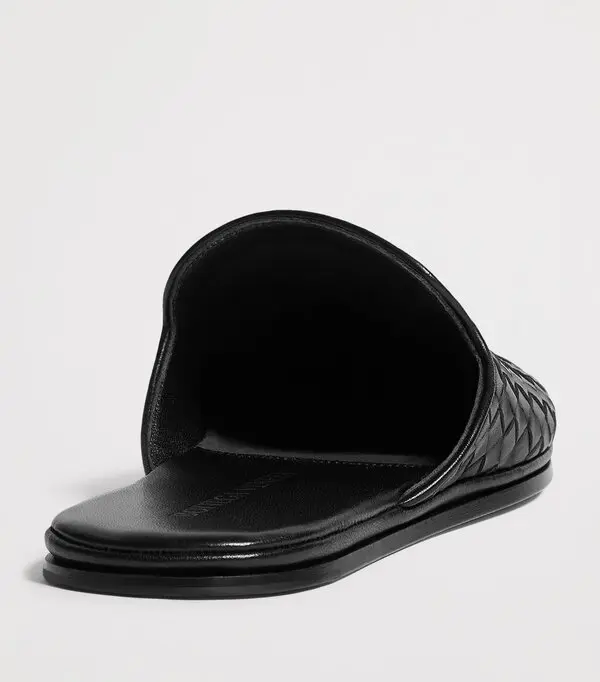 Bottega Veneta Woven Leather Slippers