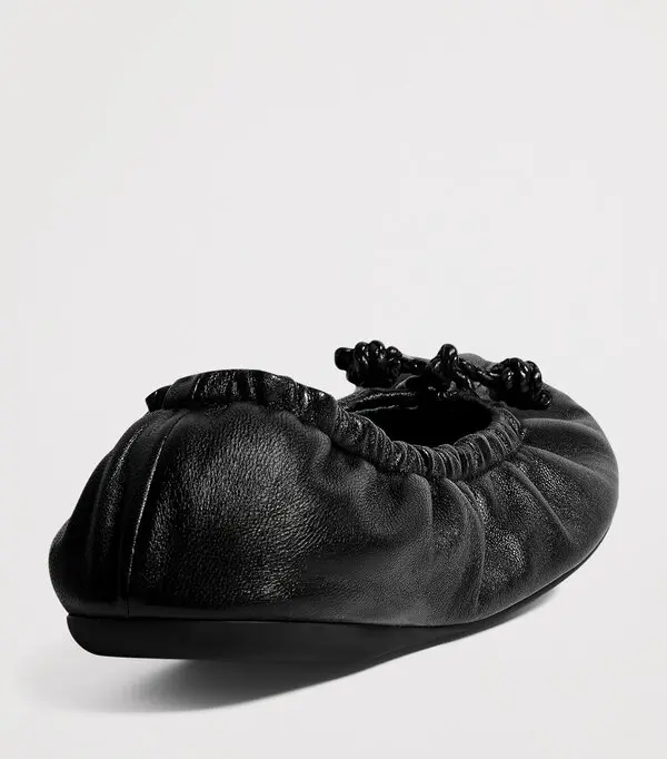 Bottega Veneta Leather Ballet Flats