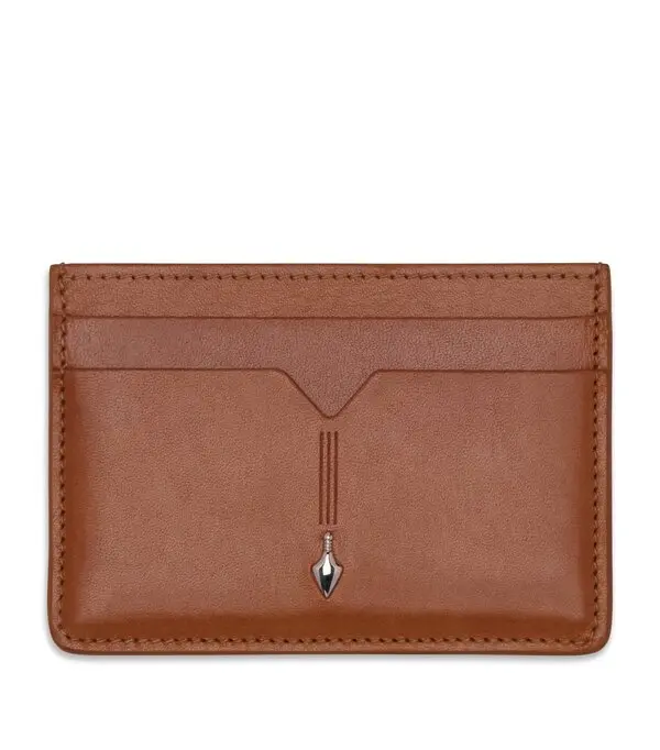 JACQUES MARIE MAGE Leather Theodore Card Holder - Brown