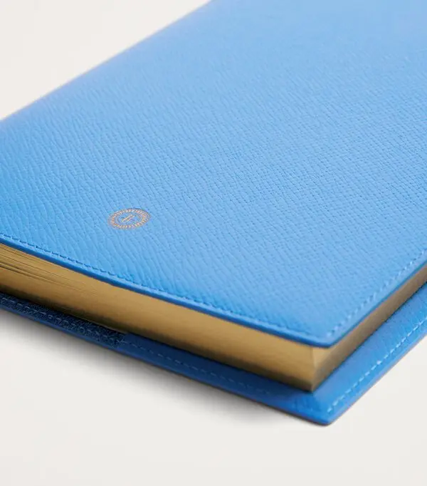 Harrods Leather Refillable Sleeve And Notepad