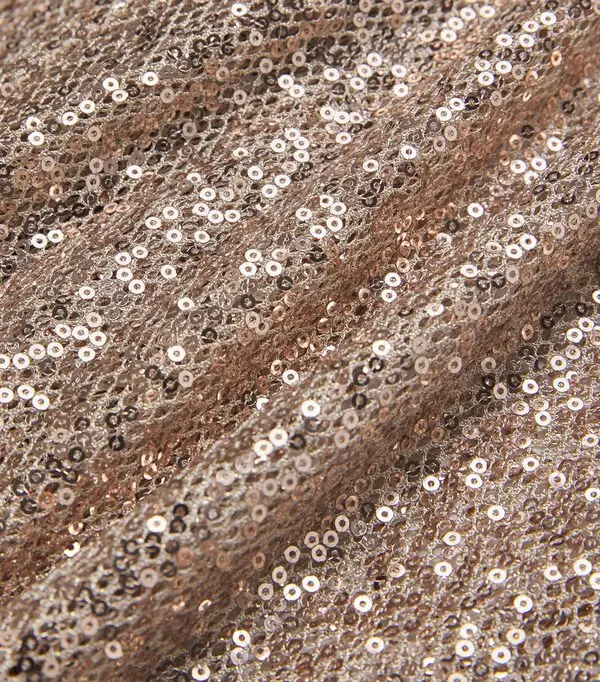 TALLER MARMO Sequin Marlene Palazzo Trousers - Silver