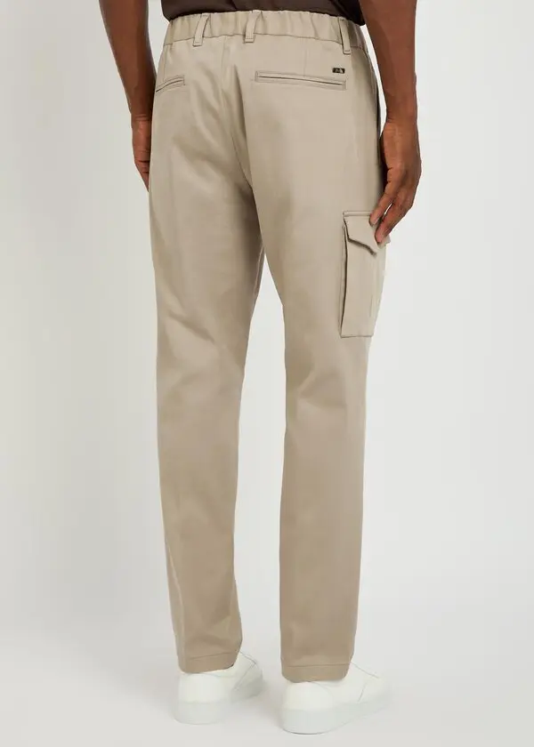 Herno Tapered-leg Twill Trousers