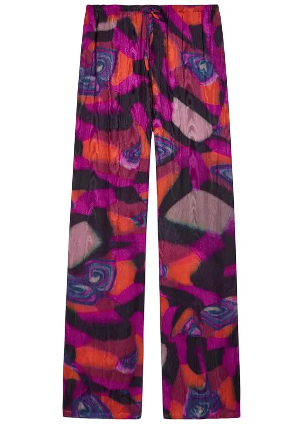 Dries Van Noten Puvis Printed Woven Trousers - Multicoloured