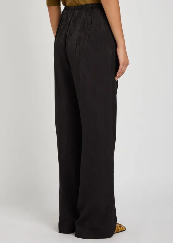Dries Van Noten Puvis Moiré-jacquard Woven Trousers