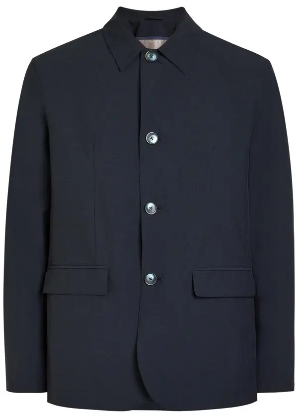 Herno Woven Jacket - Navy