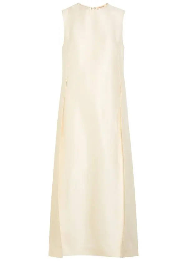HEIRLOME Zoey Slubbed Silk Top - Ivory