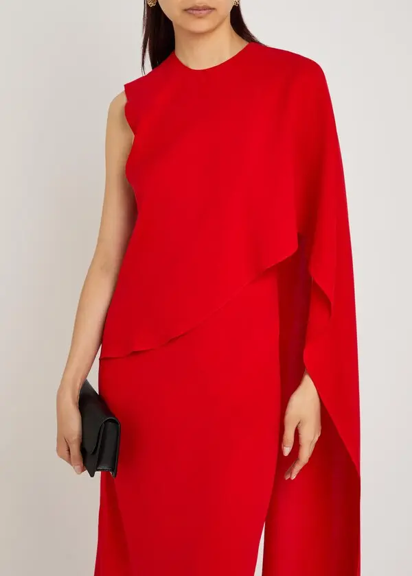 HEIRLOME Clementine Draped Silk Maxi Dress