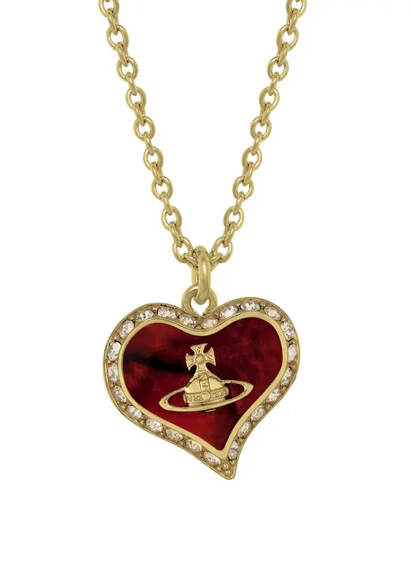 VIVIENNE WESTWOOD Petra Heart Necklace - Gold
