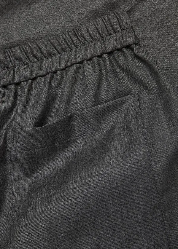 Officine Générale Nilson Wool And Cashmere-blend Trousers