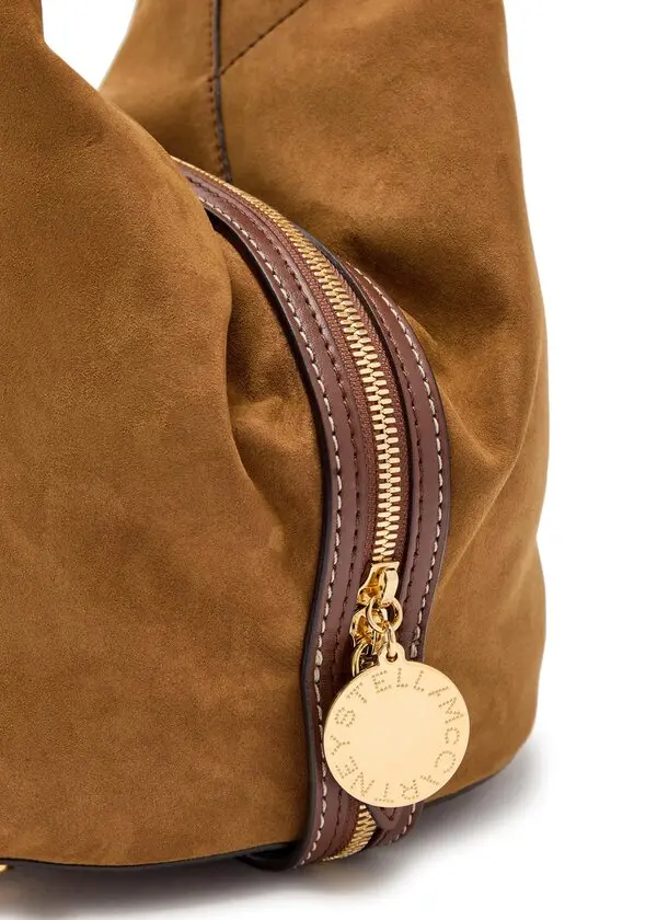 Stella McCartney Appaloosa Small Suede Bucket Bag