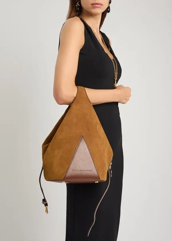 Stella McCartney Appaloosa Small Suede Bucket Bag