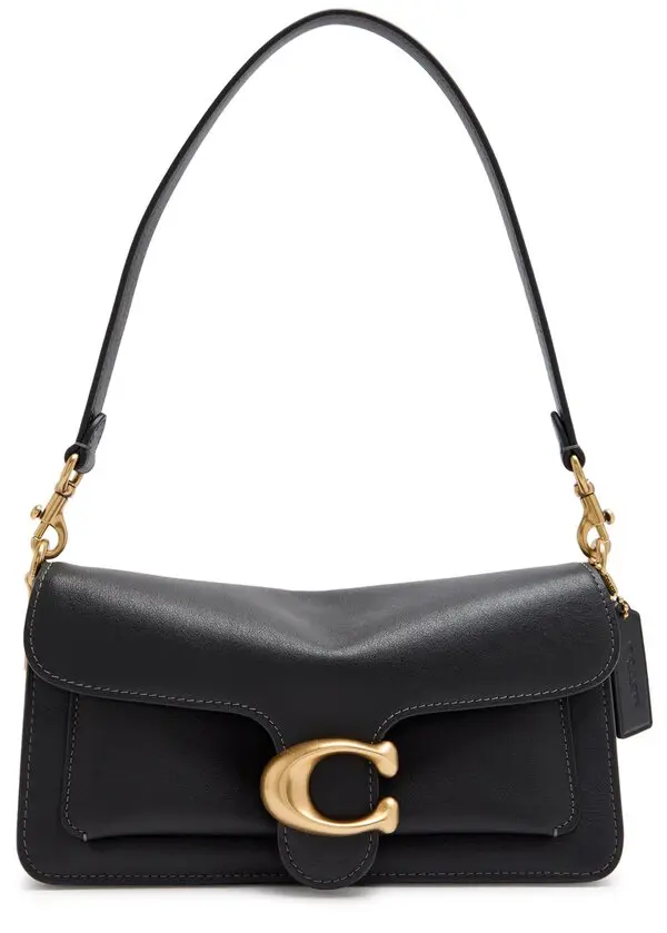 COACH Tabby 26 Leather Shoulder Bag - Black