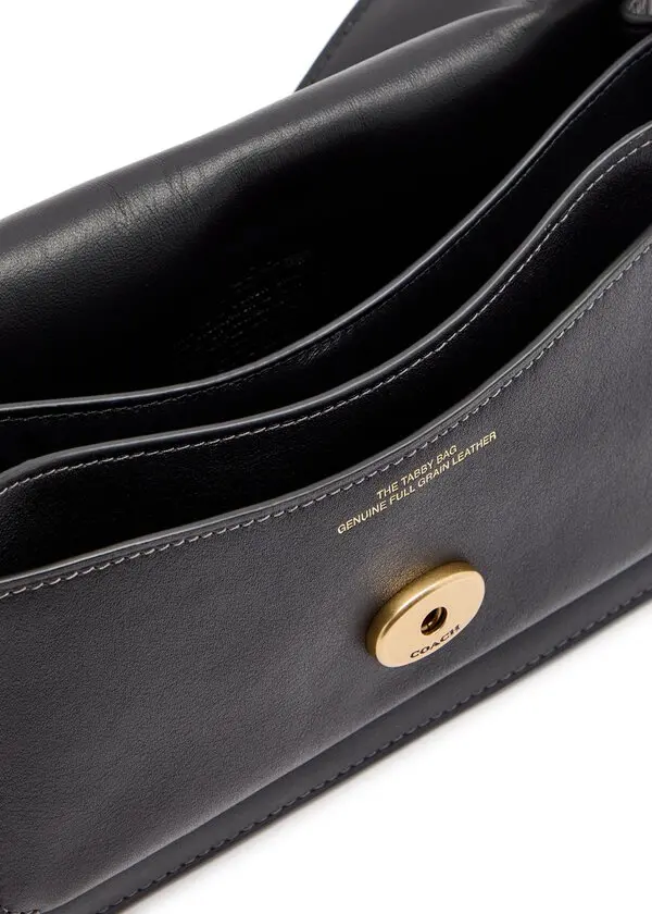 COACH Tabby 26 Leather Shoulder Bag - Black