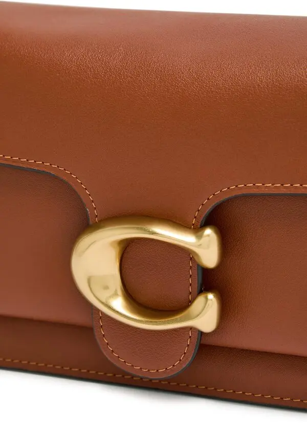 COACH Tabby 26 Leather Shoulder Bag - Tan