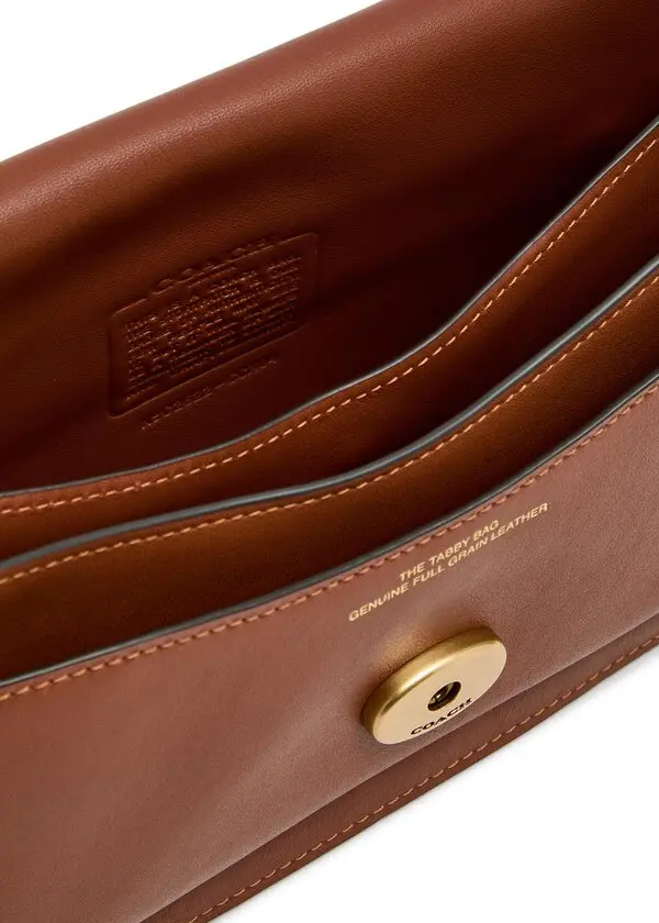 COACH Tabby 26 Leather Shoulder Bag - Tan