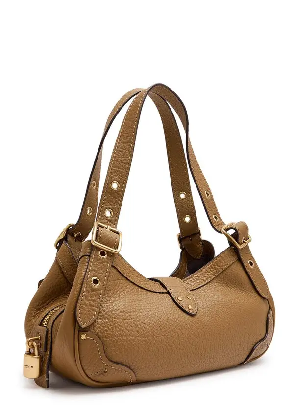COACH Drifter Small Grained Leather Shoulder Bag