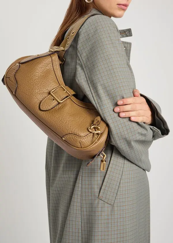 COACH Drifter Small Grained Leather Shoulder Bag