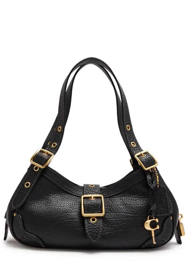 COACH Drifter Small Grained Leather Shoulder Bag