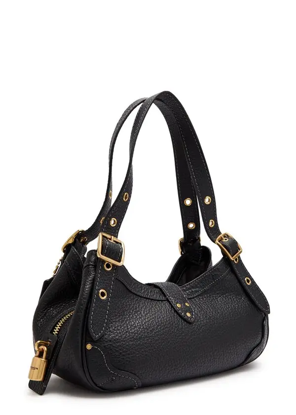COACH Drifter Small Grained Leather Shoulder Bag