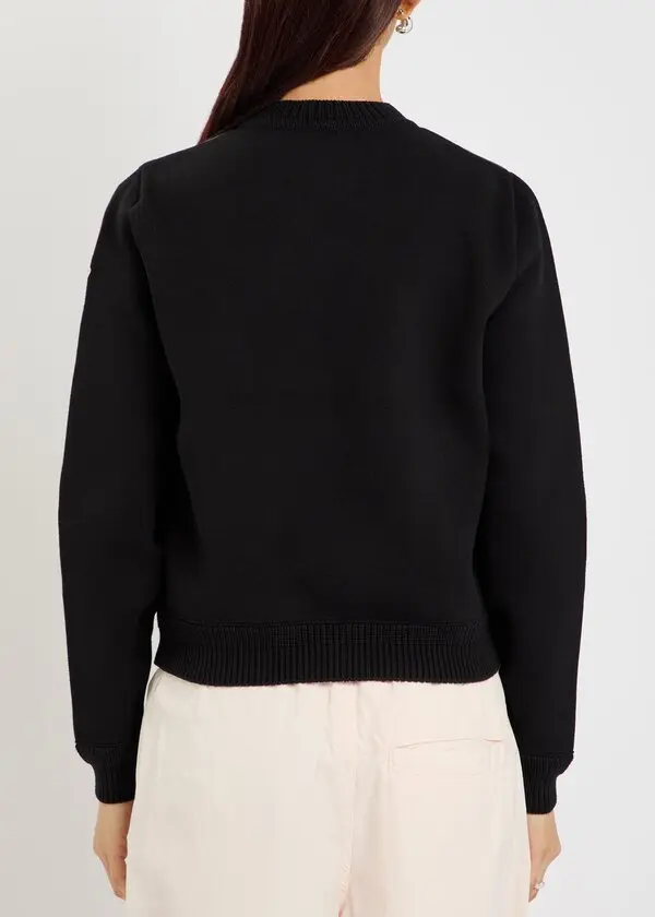 Moncler Quilted Cotton And Nylon Cardigan