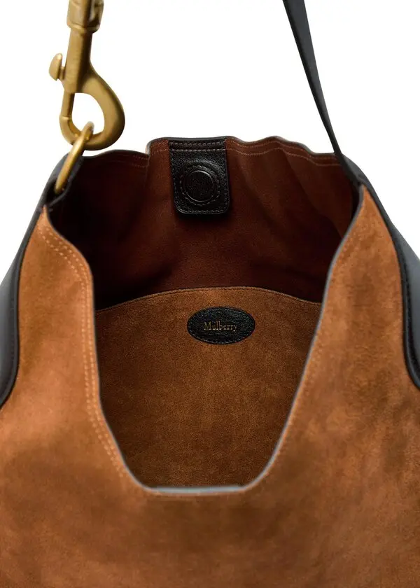 Mulberry Hackney Suede Shoulder Bag