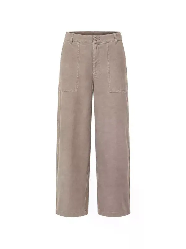BLAUER. Wide-leg Trousers - Neutrals