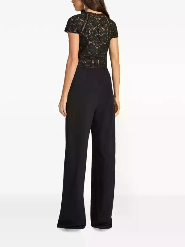 Tadashi Shoji Cyran Lace-panelled Jumpsuit