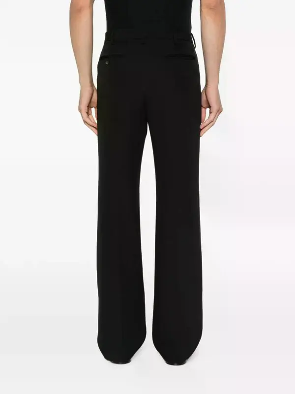 SECOND / LAYER Pressed-crease Straight-leg Trousers