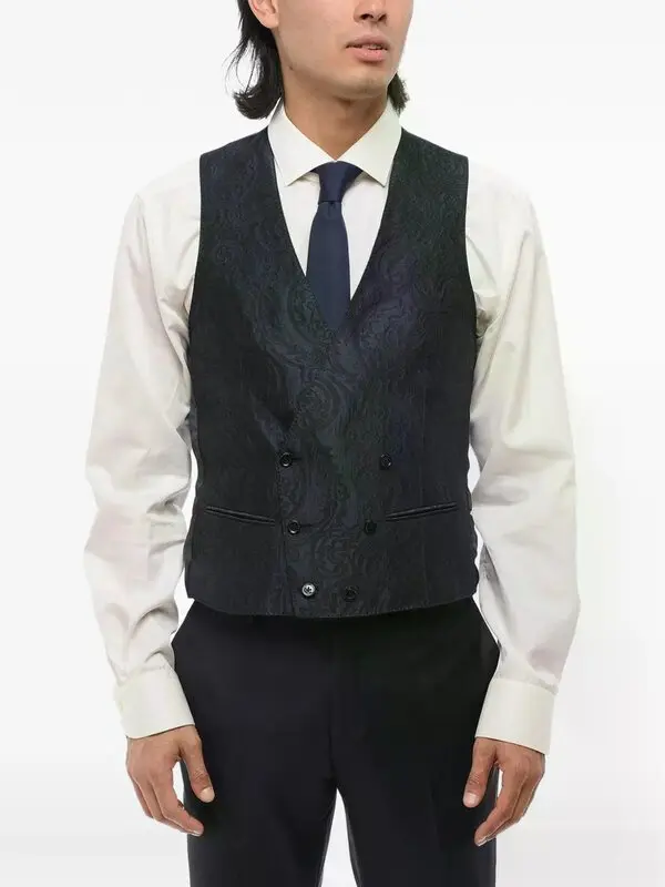 Corneliani Paisley-pattern Waistcoat