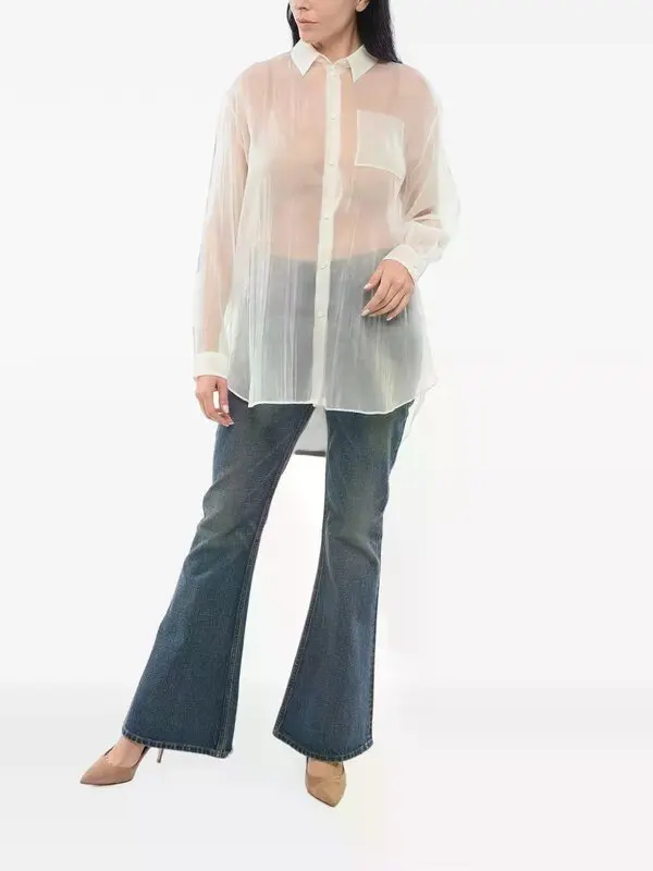 SUPER BLOND Patch-pocket Shirt - Neutrals