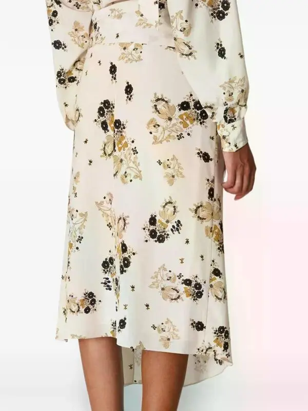 Isabel Marant Étoile Faniry Asymmetric Midi Skirt - Neutrals