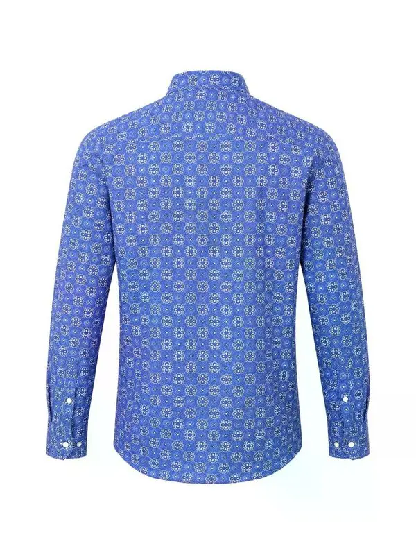 PENINSULA SWIMWEAR Bolgheri Geometric-print Shirt