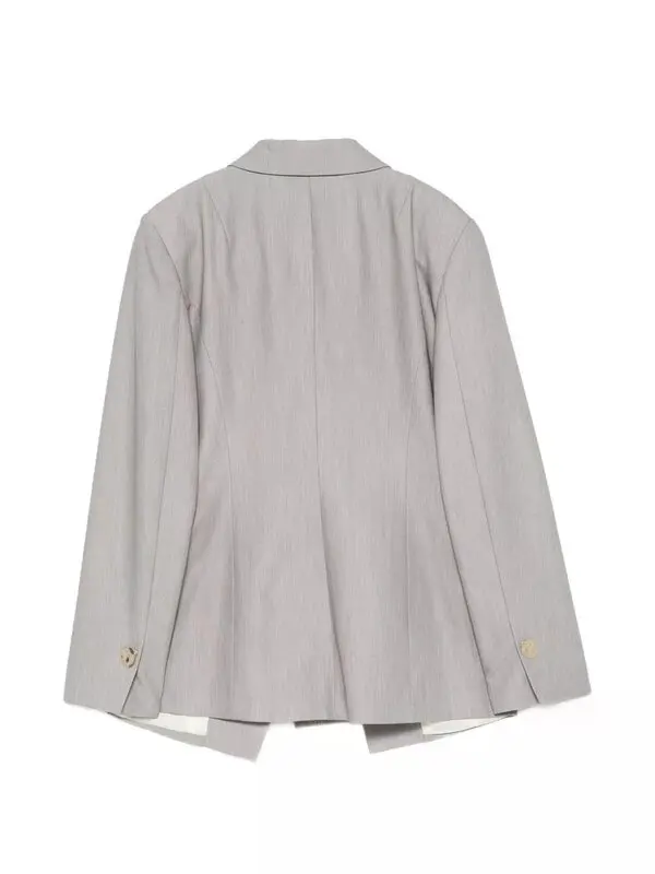 SIMONA CORSELLINI Double-breasted Peak-lapel Blazer