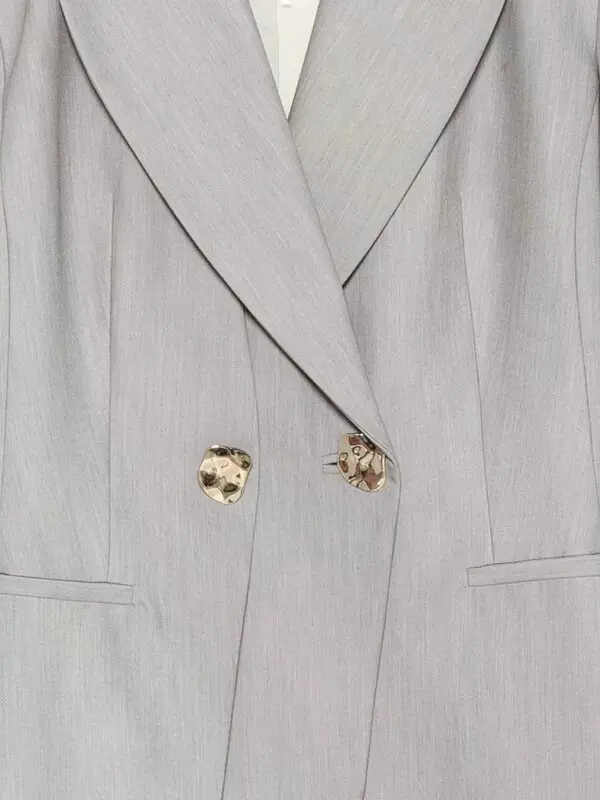SIMONA CORSELLINI Double-breasted Peak-lapel Blazer