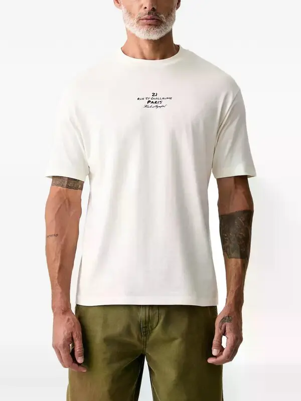 Karl Lagerfeld Rue St Guillaume Graphic-print T-shirt - White