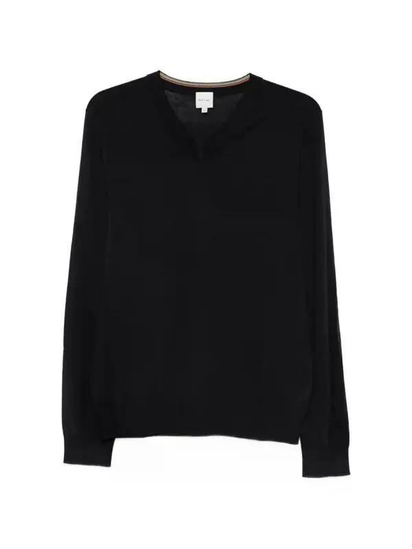 Paul Smith V-neck Long-sleeve Sweater - Blue