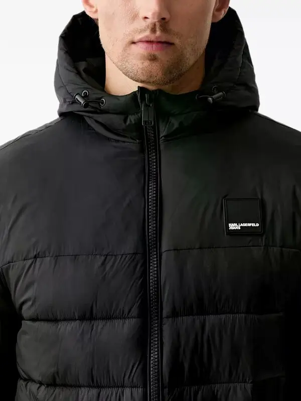 Karl Lagerfeld Hooded Quilted Jacket