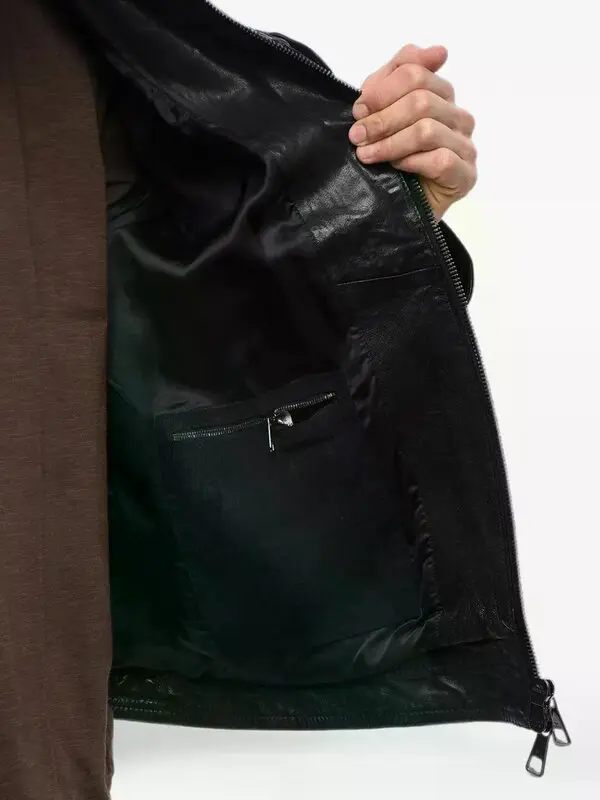 Neil Barrett Multi-pocket Leather Jacket