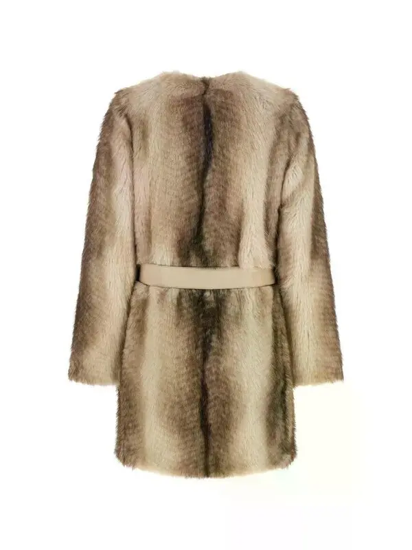 TWINSET Belted Gradient-effect Coat