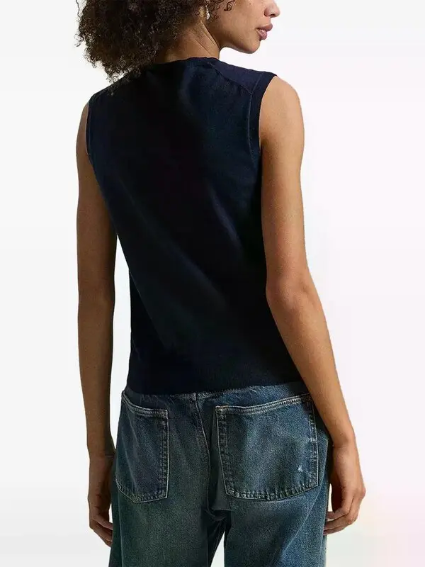 Polo Ralph Lauren Logo-embroidered Sleeveless Sweater