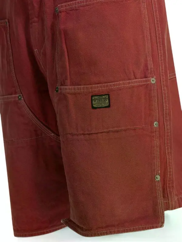 Kapital Contrast-stitch Multi-pocket Shorts